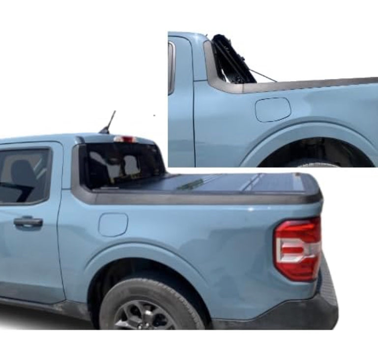 Cheetah Pro Flip back hard trifold tonneau cover for Ford Maverick 202 ...